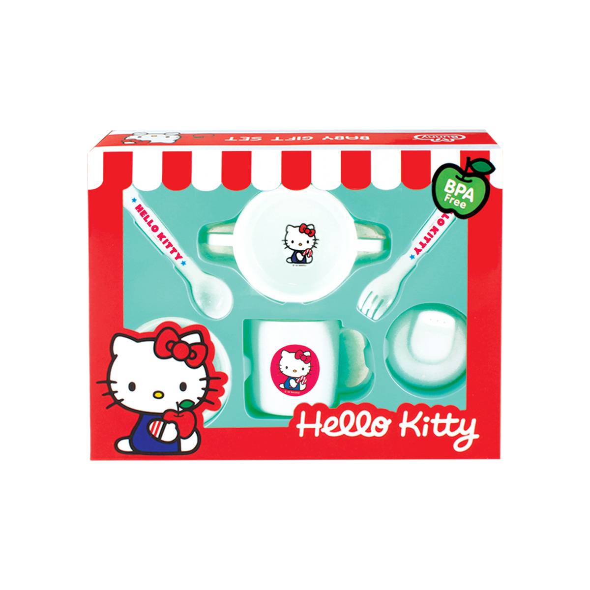 Hello Kitty Kids Gift Set - Feeding Set Hello Kitty (Small)